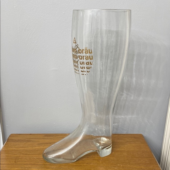 Vintage | Dining | Vintage German Schwaben Brau 2 Liter Glass Beer Boot ...